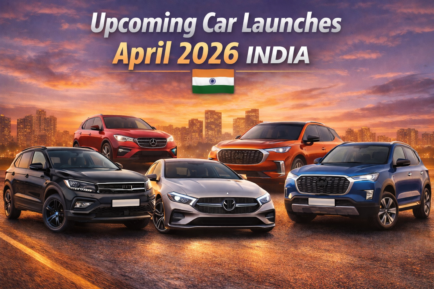 April 2026 Car Launches in India: Taigun Facelift, CLA EV, Brezza CNG ...